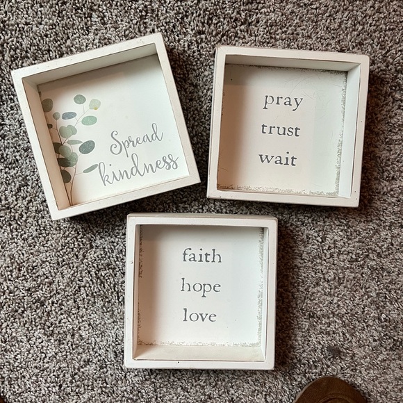 Wall Decor | Shadow Box Wall Decor 3 Piece Set | Poshmark